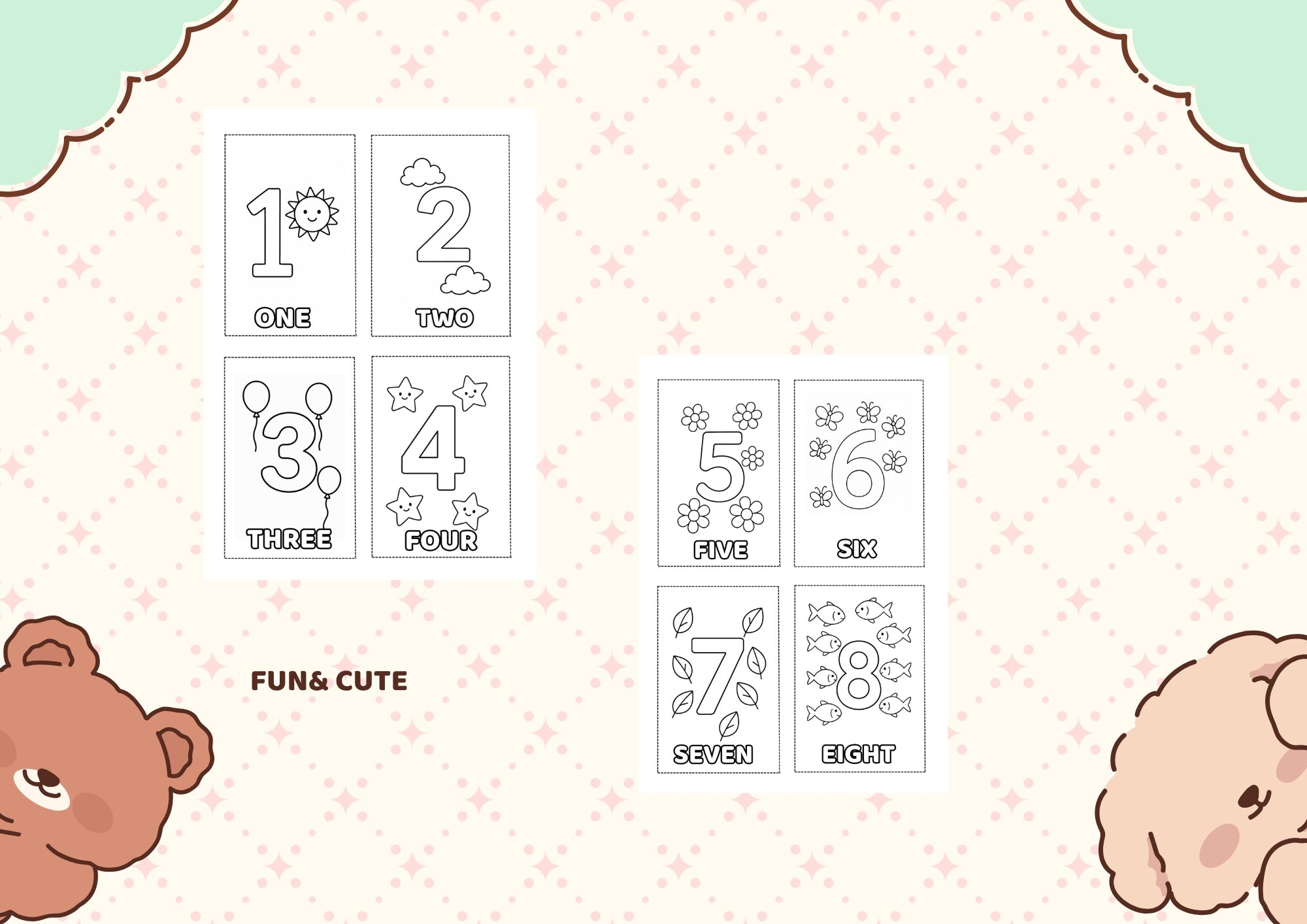 Numbers 1–10 Activity Bundle – Workbook + Flashcards |Printable PDF ...